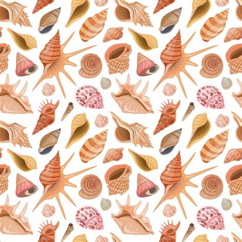 Premium Vector Vector Seamless Pattern With Sea Or Ocean Theme