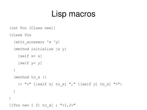 Lisp Naturally Embedded In Ruby Ppt Download