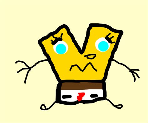 Broken Spongebob Drawception