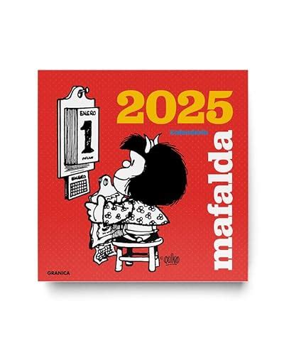Calendario De Pared Mafalda 2025 Quino Granica Stickers By Quino New