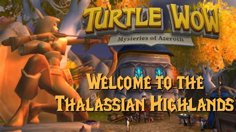 Guide To The Thalassian Highlands Turtle Wow High Elf Starter Zone