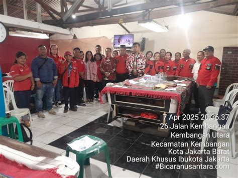 Ibadah Dan Rapat Bulanan Pemuda Batak Bersatu Jakarta Barat Di Sekretariat Pac Kembangan