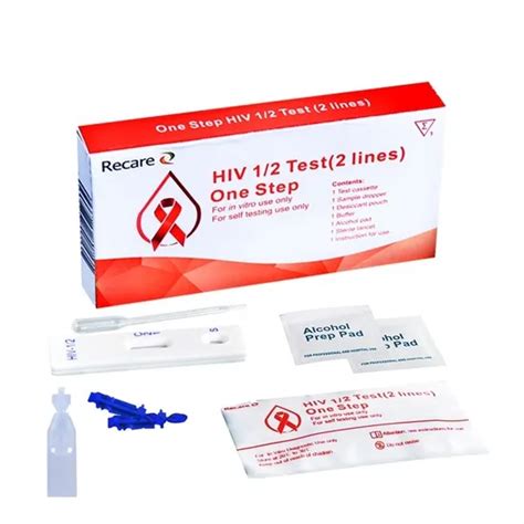 Acute Hiv Quick Test High Sensitivity Colloidal Gold Antibody Hiv 12
