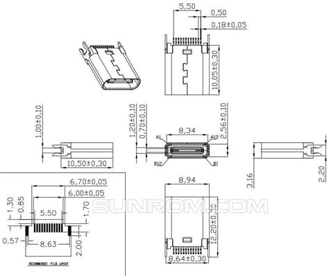 Comprehensive USB C Female Port Chip Pinout Guide