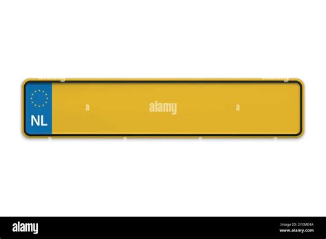 Car Number Plate Of Netherlands Vehicle Registration License European