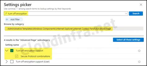 Disable Tls 1 0 And Tls 1 1 For Ie Edgehtml Using Intune