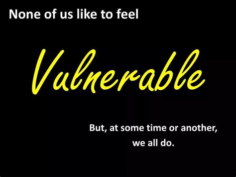 Ppt Vulnerable Powerpoint Presentation Free Download Id2458877