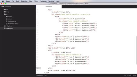 Getting Started With Foundation The Navigation