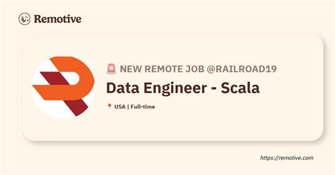 Hiring Data Engineer Scala Railroad19