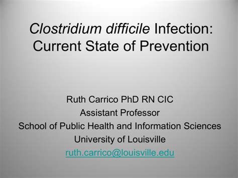 Clostridium Difficile Infection