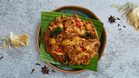 Resep Rendang Kentang Jamur Mahi