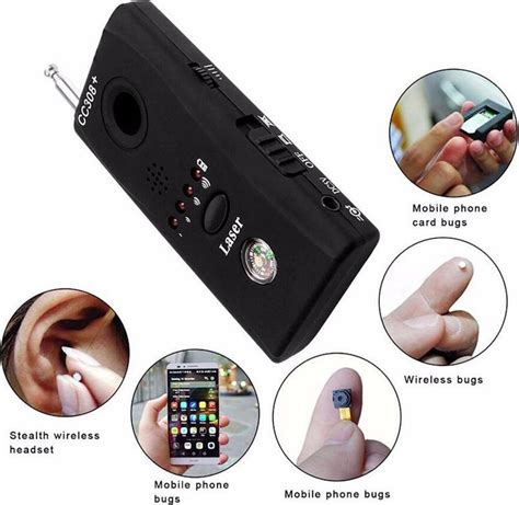 Verborgen Camera Detector Rf Bug Lens Detector Anti Afluister Afluisterapparatuur Bol