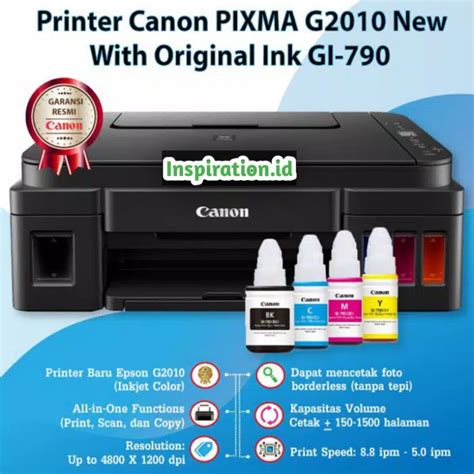 Jual Printer Canon Pixma G2010 G 2010 Print Scan Copy All In One