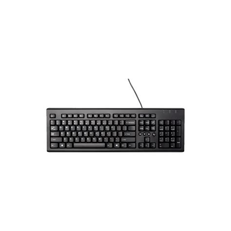 Teclado USB HP Preto UN AA HP Gibson Soluções em Tecnologia