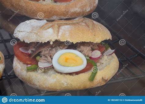 Tuna Nicoise Sandwich Also Known As Pan Bagnat The Pan Bagnat Is A