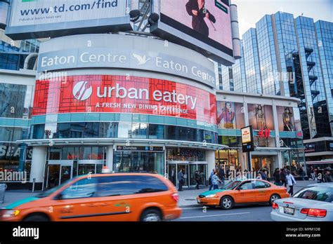 Toronto Canada Ontario Yonge Street At Dundas Downtown Yonge Eaton