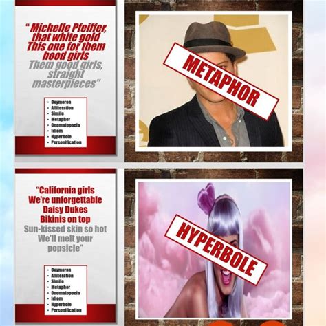 Figurative Language Devices Song Lyrics Quiz And Overview Functional