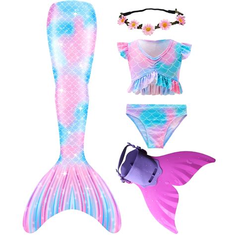 Mermaid Tail For Swimming With Monofin Mermaid Tail Swimsuit Bathing