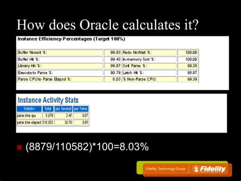 Oracle Performance Tuning De V Part Ppt