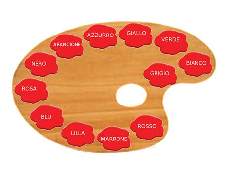 Schede Didattiche La Tavolozza Dei Colori