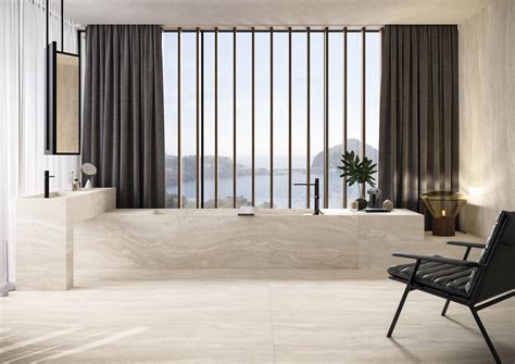 Pearl Travertine Grip Porcelain Tiles