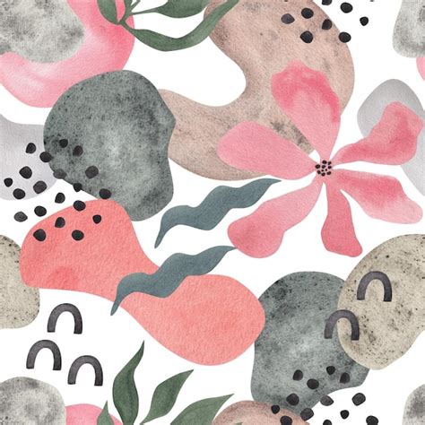 Abstract Floral Print Pictures