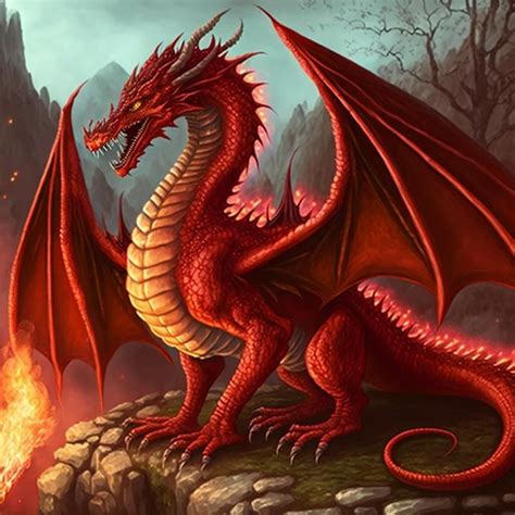 Pin Von Erin Marie Auf Dragons Drachenkunst Drachen Roter Drachen