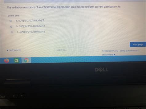 solved the radiation resistance of an infinitesimal dipole
