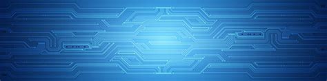 Premium Vector Abstract Technology Background Blue Circuit Board Pattern Microchip Power Line