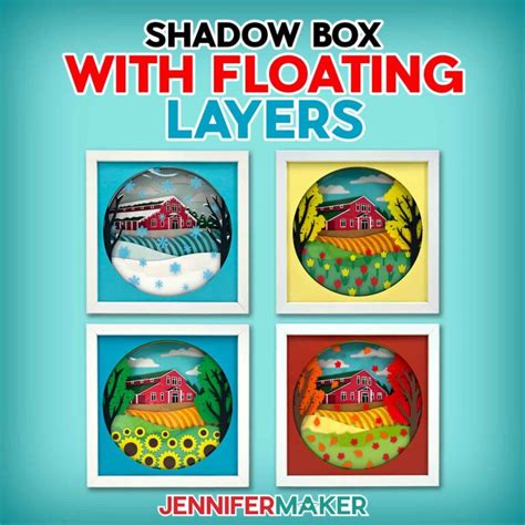 How To Make A Shadow Box With Floating Pieces Jennifer Maker
