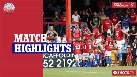 Match Highlights Shots 3 1 Barnet Youtube