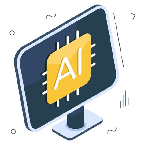 ai processor microprocessor microchip cpu memory chip icon