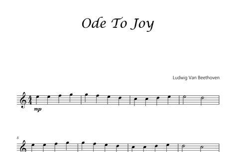 Ode To Joy Flute Arr Luís Gustavo Rossato By Ludwig Van Beethoven