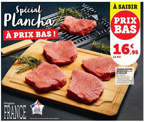 Promo Viande Bovine Rumsteck à Griller chez Super U iCatalogue fr