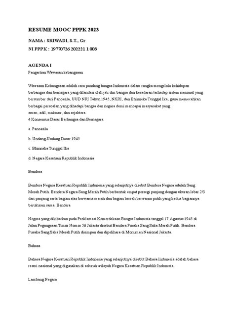 Resume Mooc Pppk 2023 Pdf