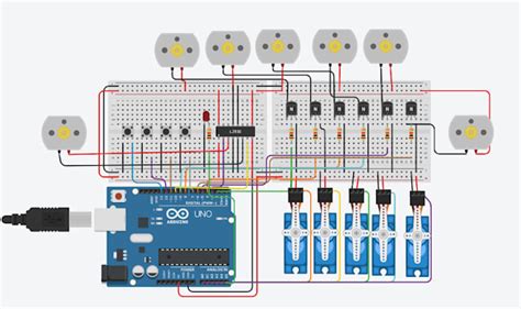 Design A Fully Working Tinkercad Circuit Using Arduino Uno By