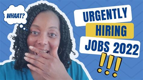 Urgently Hiring Remote Non Phone Jobs 2022 16 20 Per Hour YouTube
