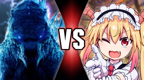 Godzilla Vs Tohru By Connordiesel On Deviantart