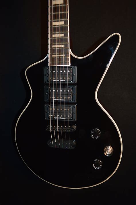 Dean Cadillac Cadi Select 3 Pu Classic Black Electric Guitar Reverb