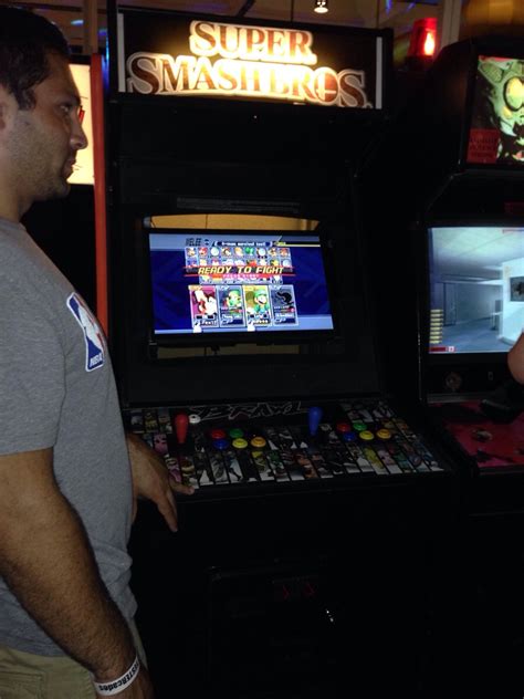 Smash Bros Arcade Cabinet At Yestercades In New Jersey Rsmashbros