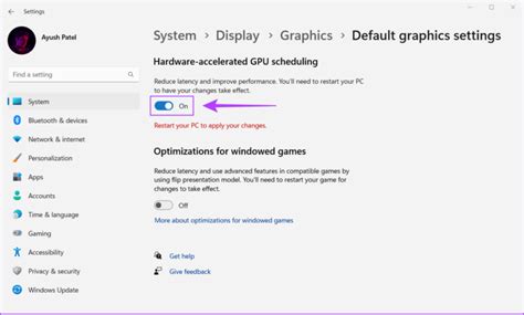 How To Use Hardware Accelerated GPU Scheduling On Windows 11 Guiding Tech