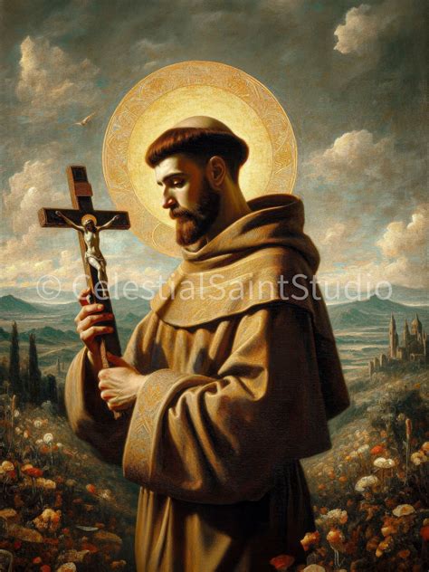 St Francis Of Assisi Digital Download Catholic Art