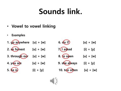 Examples Of Linking Sounds At Willy Booth Blog