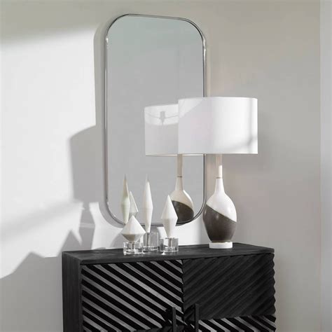 Taft Polished Nickel Mirror Decor Mirrors Wall Mirror