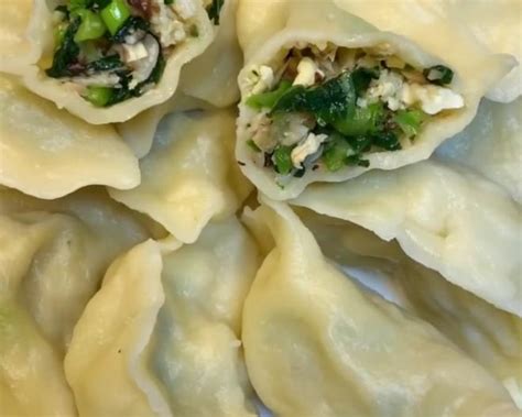 【香菇油菜馅饺子的做法步骤图，怎么做好吃】漠念念下厨房
