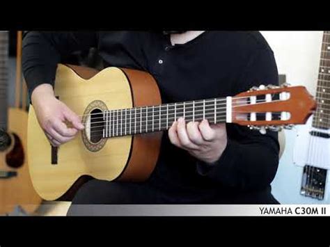 Yamaha C30M II classical guitar :: Demo, Soundcheck - YouTube