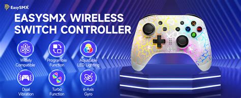 Amazon EasySMX Wireless Switch Pro Controller Compatible With Nitendo Switch OLED Lite