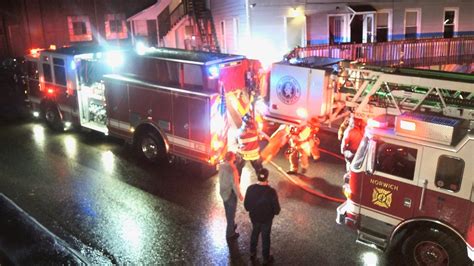 Firefighters Rescue Trapped Person In Norwich Apartment Building Fire