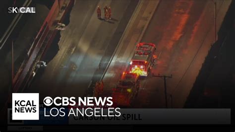Oil Spill Under Investigation At Carson Refinery Cbs Los Angeles