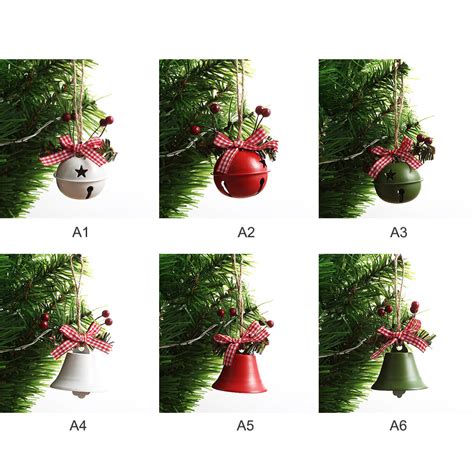 [พร้อมสต็อก] กระดิ่งคริสต์มาสแขวนจี้กระดิ่งคริสมาสต์ทาสีระฆังต้นคริสมาสระฆังแขวนของขวัญคริสต์มาส